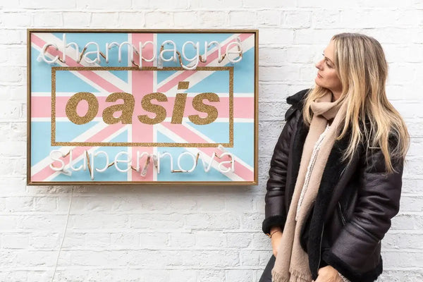 Champagne Supernova - Original by Mark Illuminati - Wyecliffe Original Art