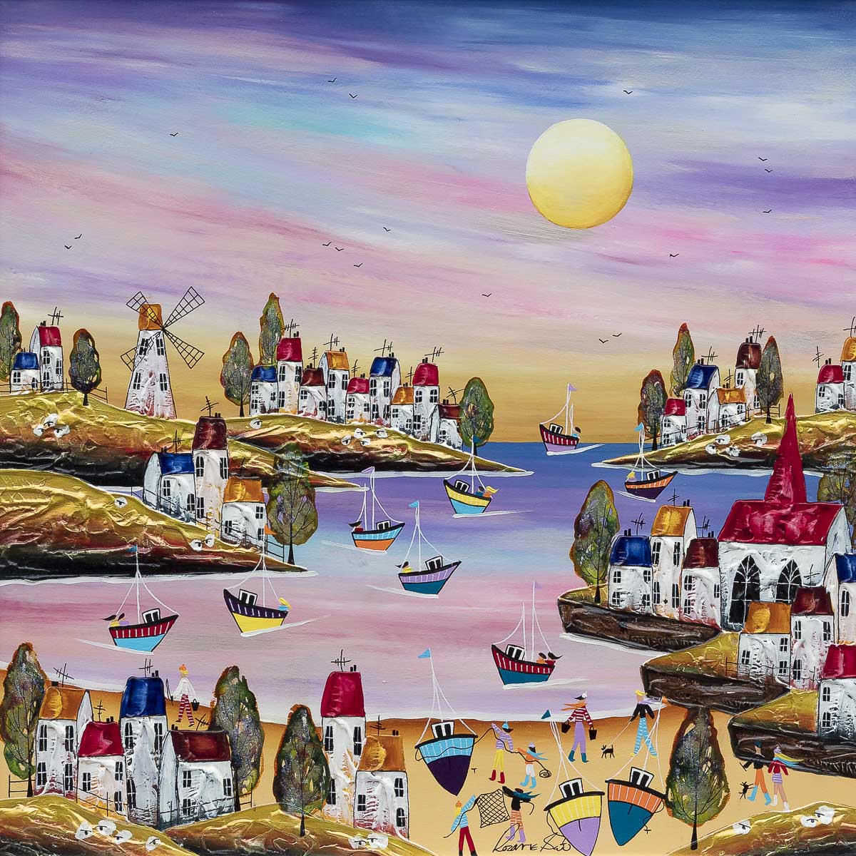 Sunshine Vibes - Original by Rozanne Bell – Wyecliffe Original Art