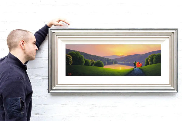Mountain Top Sunset - Original by David Renshaw SOLD - Wyecliffe ...