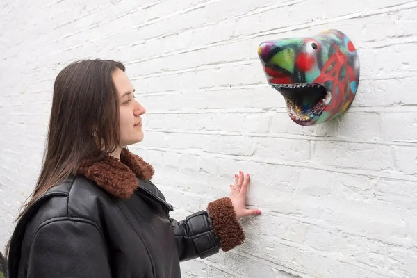 Small Shark Head VIII - Original Sculpture by Jeremy Olsen - Wyecliffe ...